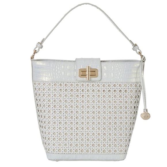 Brahmin | Bags | Brahmin Shira Shell White Bag | Poshmark